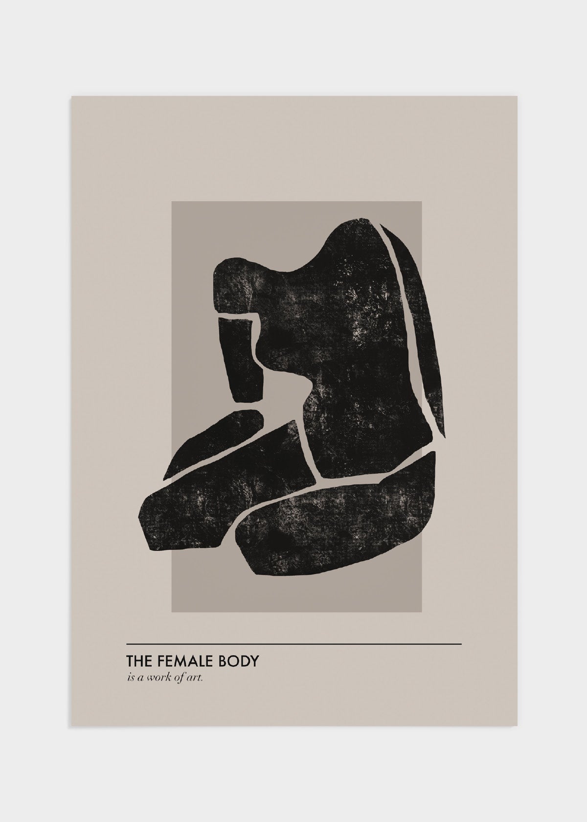 Female body poster — Paper Town AB